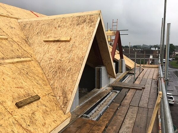 SIPs Roof on an ICF New Build, Manchester – SIPS@Clays