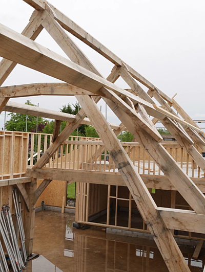 Oak Frame SIPs House, Catforth • SIPS@Clays